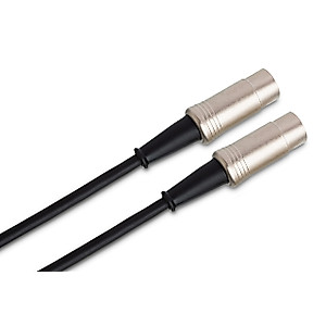 Hosa MID-503 Serviceable 5-Pin DIN to Serviceable 5-Pin DIN Pro MIDI Cable, 3 Feet