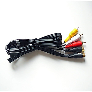 SS(セガサターン)用S端子付AVケーブル SEGA SATURN/金メッキ S端子ケーブル 高画質 1.8ｍ