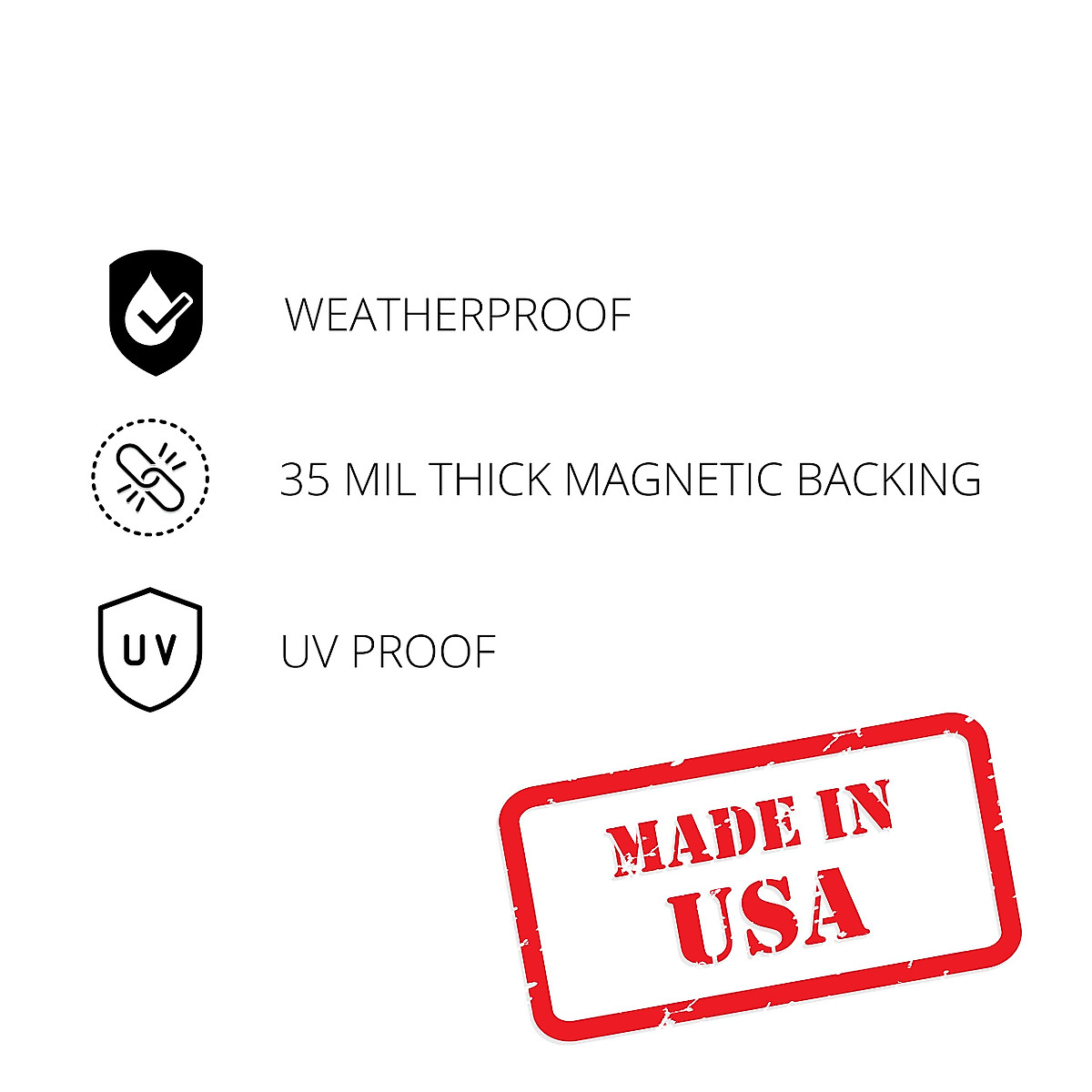 Beach Please Cute Tropical Magnet, Magnetic Decals for Cars, Mailbox, Locker, Classroom, or Fridge, 5.5 Inches