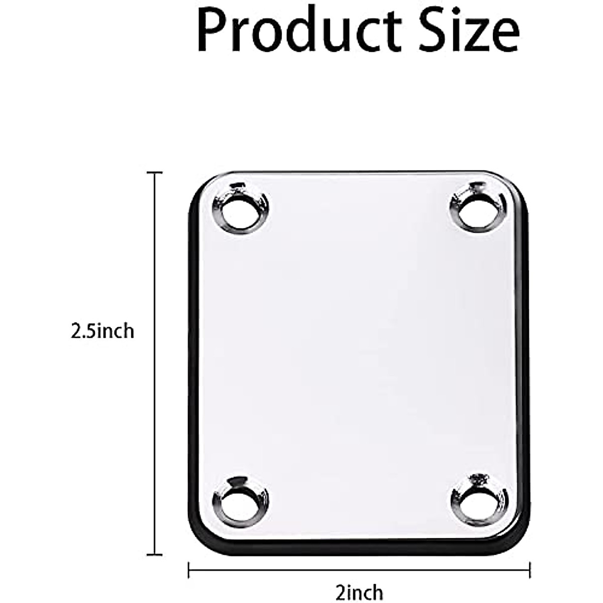 Dinikally Custom Electric Guitar Neck Plate Personalized Engraved Neck Plate for Electric Guitar, Electric Bass