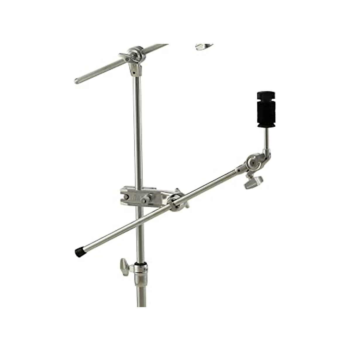Pearl CH70 Cymbal Boom Attachment Clamp with 15" Solid Boom Arm, Multi-Angle Mounting Clamp, and UniLock Gearless Cymbal Tilter for Splash, Crash, and Effects Cymbals.