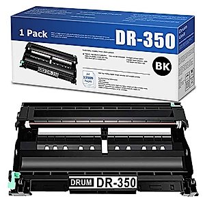 RUYY DR-350 DR350 Drum Unit 1 Pack: Compatible DR350 DR 350 Black Drum Unit Replacement for Brother DR-350 with DCP-7010 7020 IntelliFax 2820 2920 2850 MFC-7220 7420 7820N HL-2040 2030 Printer Drum
