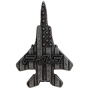 F-15 Eagle Military Aircraft Shaped Challenge Coin