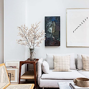 Tepaler 4Pcs 39.3in Babys Breath Artificial Flowers White Gypsophila Fake Silk Flowers Arrangements for Home Bedroom Kitchen Wedding Office Party DIY Garden Thanksgiving Centerpiece Autumn Decor