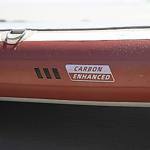 THURSO SURF Inflatable Stand Up Paddle Board All-Around SUP Waterwalker 120 10'×30''×6'' Deluxe Package | Carbon Shaft Paddle | Roller Backpack | Dual Chamber Pump | Coiled Leash (Crimson)