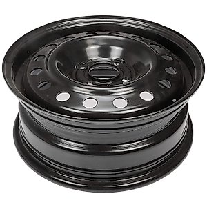 Dorman 939-115 15 X 6 In. Steel Wheel Compatible with Select Ford Models, Black