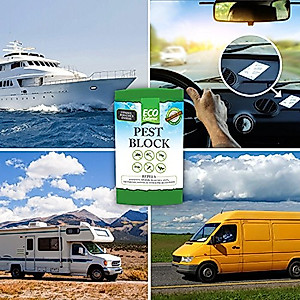 Eco Defense Pest Control Pouches - All Natural - Repels Rodents, Spiders, Roaches, Ants, Moths, Squirrels, & Other Pests