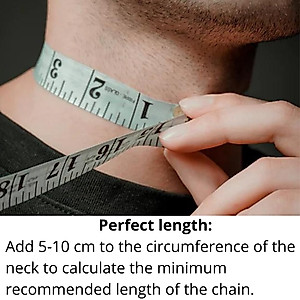 QUADRI - Certified Made in Italy 925 Sterling Silver 5mm Figaro Link Chain Necklace 20 Inchs