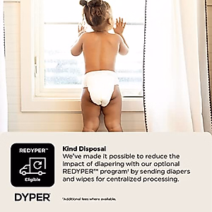 DYPER Viscose from Bamboo Toddler Potty Training Pants Girls & Boys Size 4T-5T, Honest Ingredients, Day & Overnight, Made with Plant-Based* Materials, Hypoallergenic for Sensitive Skin, Unscented