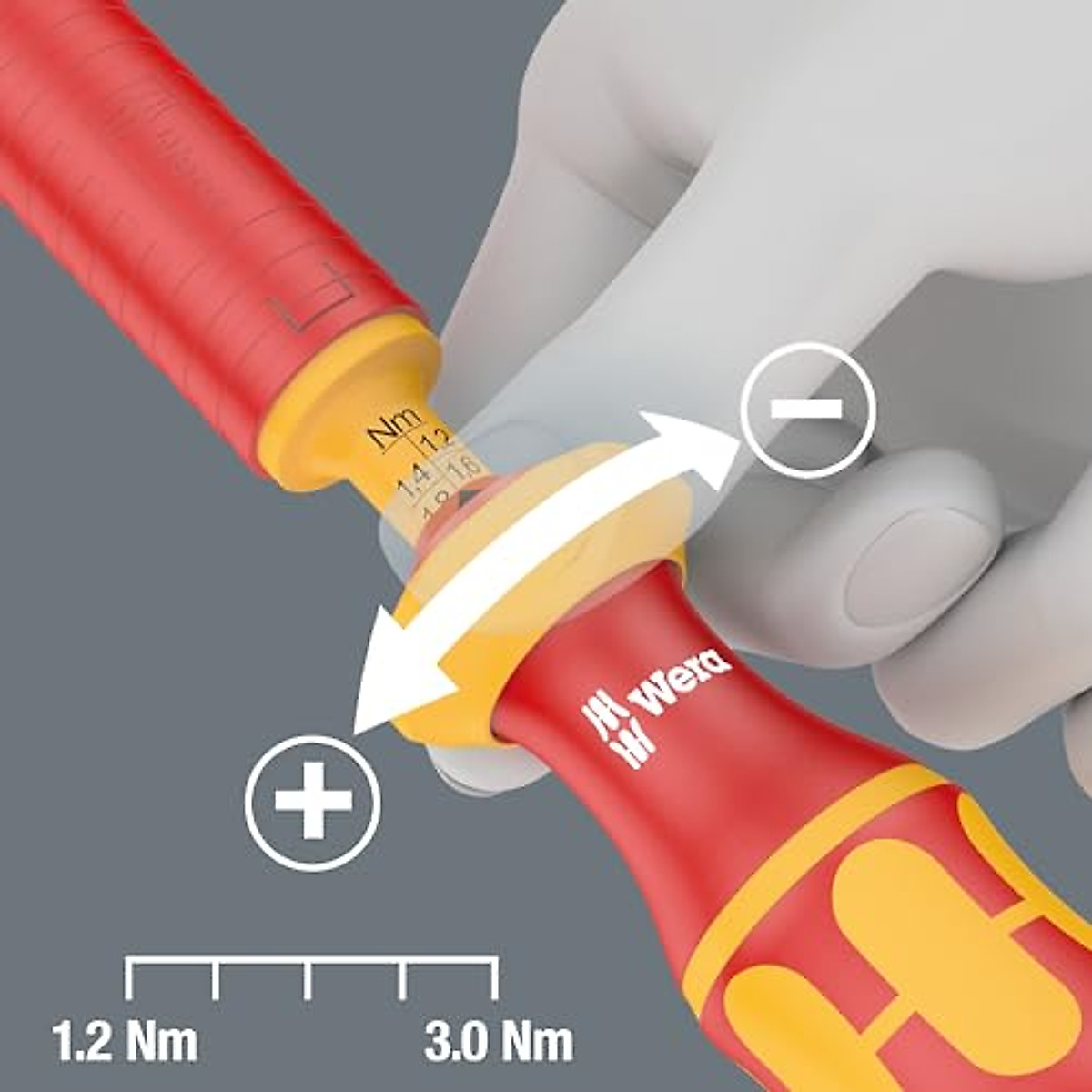 KRAFTFORM VDE Torque 1.2-3.0 NM BIT Set Handle