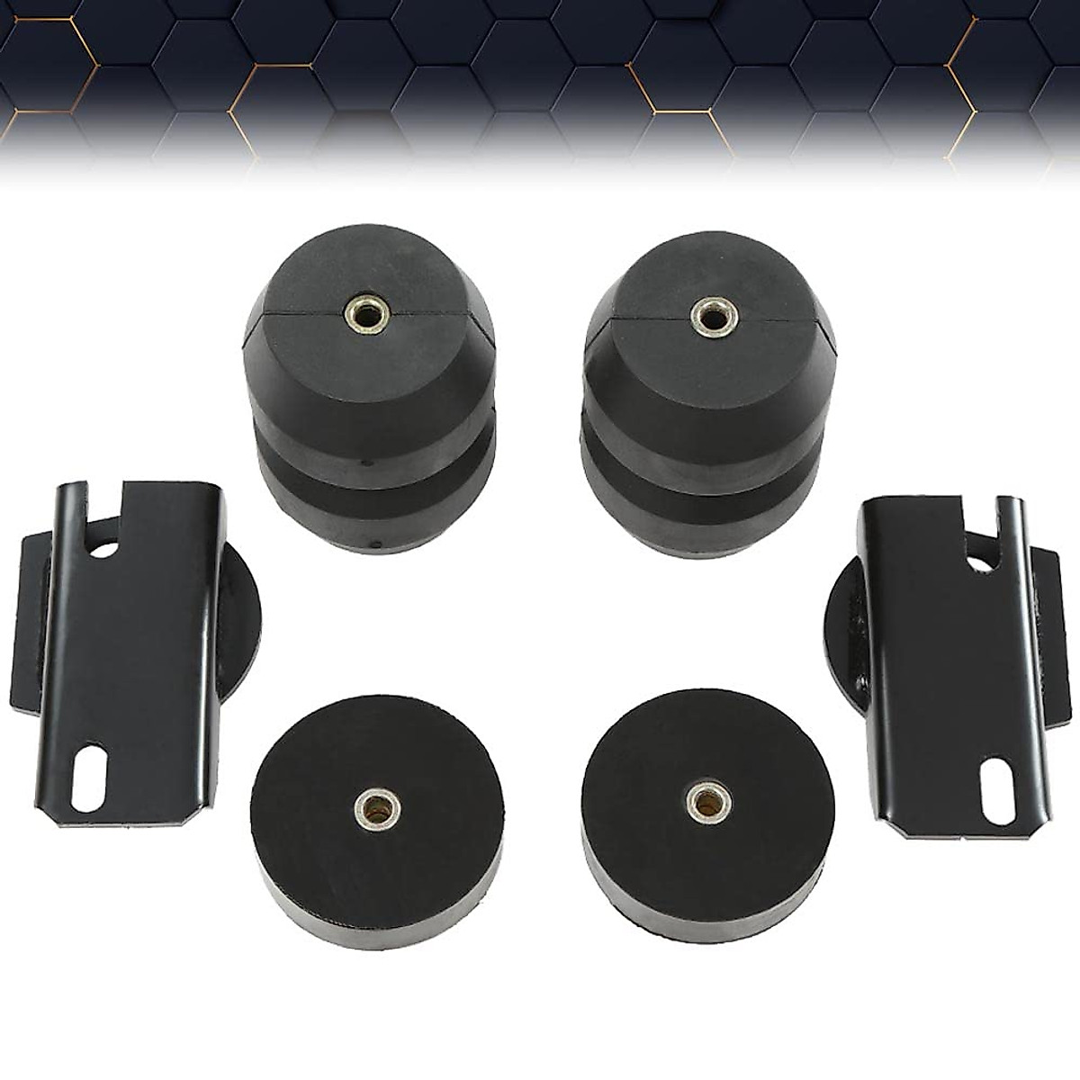 PIT66 Rear Suspension Enhancement System Compatible with Dodge Ram 2500 2WD 2014-2021/Compatible with Dodge Ram 2500 4WD 2014-2021 DR2500D