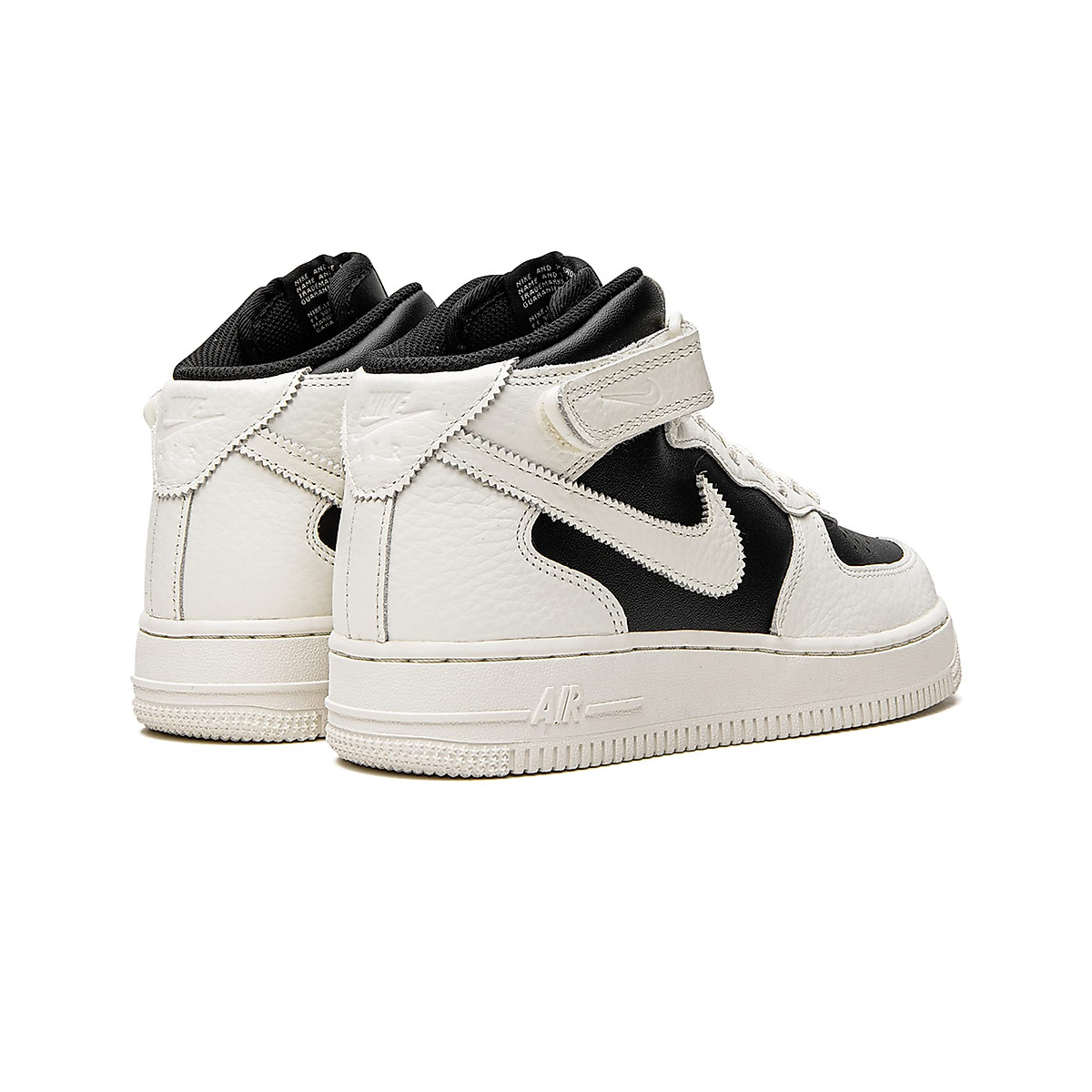 Nike Womens WMNS AIR Force 1 '07 MID DV2224 001 Black Sial - Size 12W