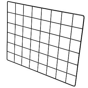 Homoyoyo Decor 5pcs Shelf Grid Wall Panels Hanging Plant Holder Metal Grid Wall Panel Iron Photo Rack Hanging Net Iron Background Wall ation Wire Wall Grid Mesh Black Ledge Picture Decor