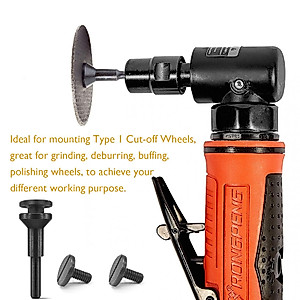 2 Set Mounting Mandrel for Cut-Off Wheels W/3/8" Arbor Hole, 1/4" Stem Shaft for Die Grinder Rotary Tool