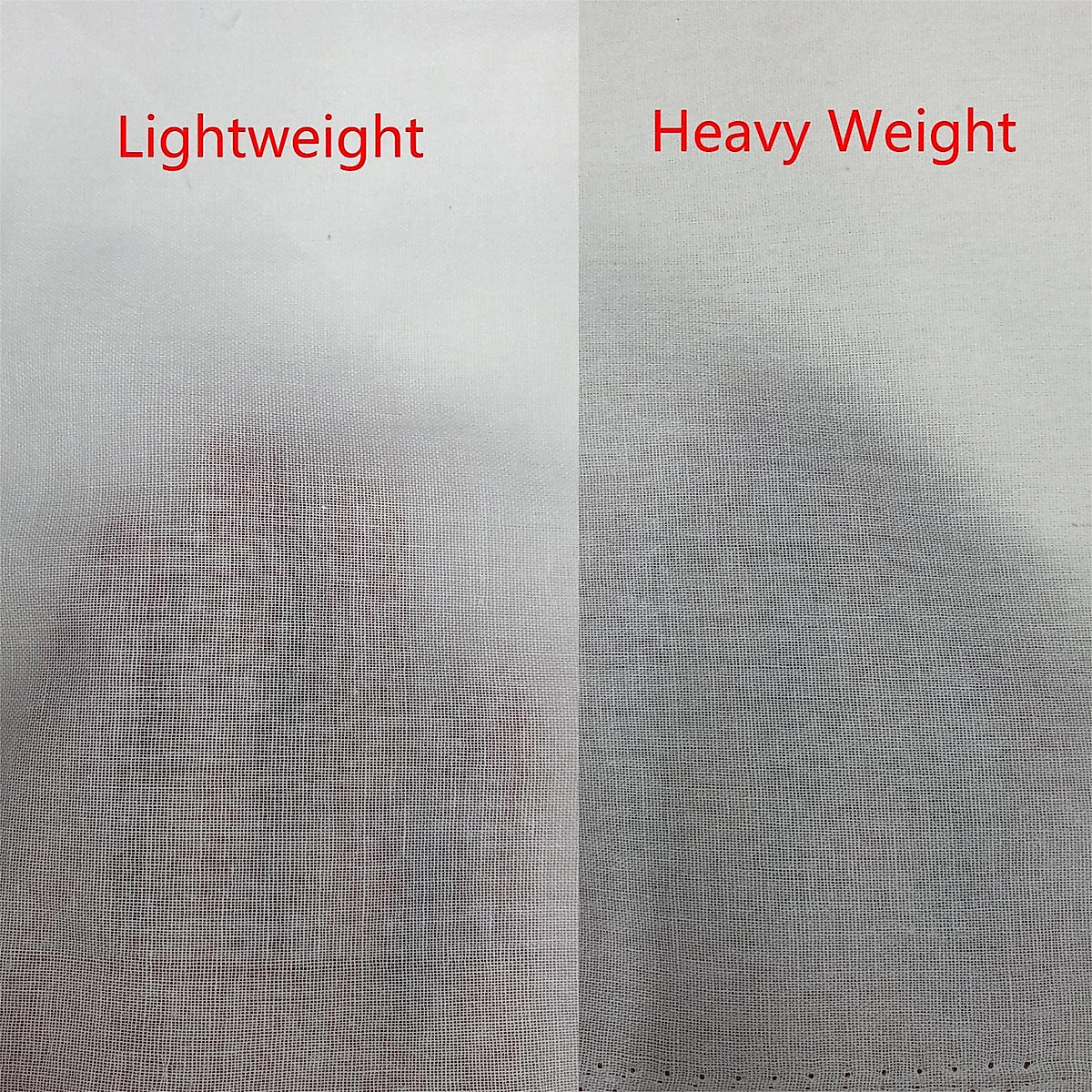 PLANTIONAL Woven Cotton Iron-On Fusible Interfacing: 44 inch X 2 Yards White Medium Weight 100% Cotton Single-Sided Interfacing for t-shirt quilts Blouses Dress Shirts Collars DIY Crafts Supplies