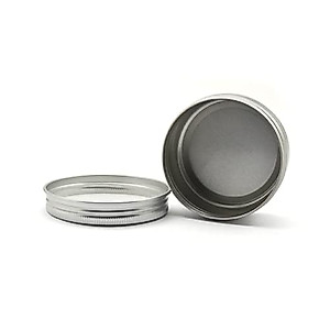 HadHfun 3 pcs 2 oz (Approx. 56.7 g) Round Metal cans Empty Aluminum cans Storage containers with Screw lids Empty Slide containers