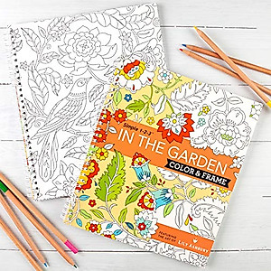 Color & Frame - In the Garden (Adult Coloring Book)