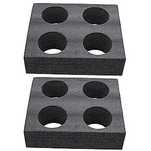 Mobestech 2 Pcs Cup Holder Tray Cupholder Tray Foam Cup Holder Beverage Cup Holder Coffee Mug Holder Stand Disposable Trays Takeout Packing Tray Drink Holder Drinks Tray Cup Carrier