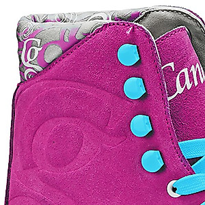 Roller Derby Candi Girl U774 Carlin Quad Artistic Roller Skates Raspberry Ladies sz 5