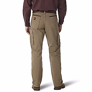 Wrangler Riggs Workwear mens Ranger work utility pants, Bark, 32W x 34L US