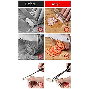 Knife Sharpener Electric Multifunctional Sharpening Kit 4-in-1 for Straight Knives and Scissors with Protective Cover 110V (Electric version)