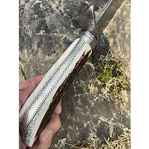 Perkin Damascus Steel Hunting Knife Handmade Knife Knives One Kind of Knife