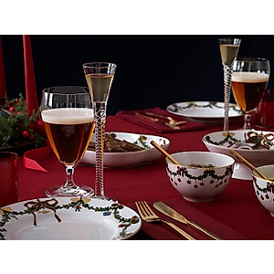 Star Fluted Christmas Chocolate Bowls, Set of 2