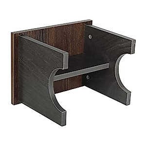 Ouya Wooden Step Stools for Kids and Adults Capacity 500Lbs Kitchen Bathroom Footstool Utility One Step Stool with Black Oak OYHX OYHX