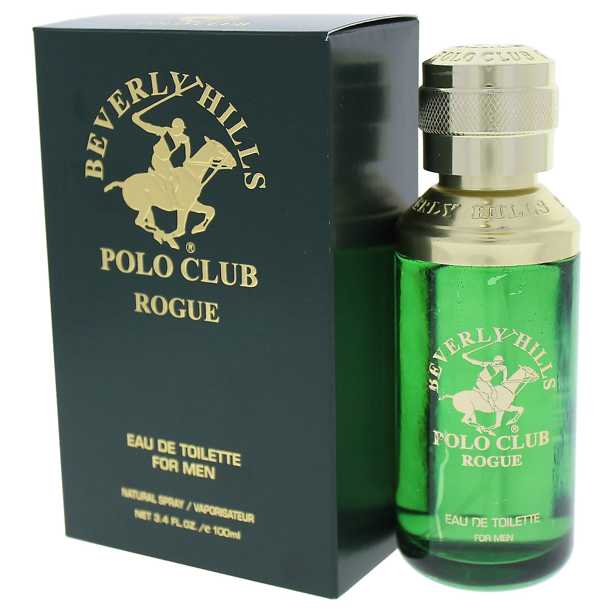 Beverly Hills Polo Club Rogue Eau de Toilette Spray for Men, 3.4 Ounce