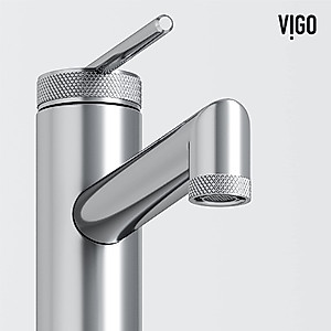 VIGO Sterling 11'' H Single Handle Single-Hole Bathroom Vessel Faucet in Chrome-VG03032CH