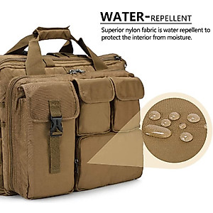 LS Military Style Tactical Messenger Bag │ Fits 17” Laptop │ Take Your Office With You