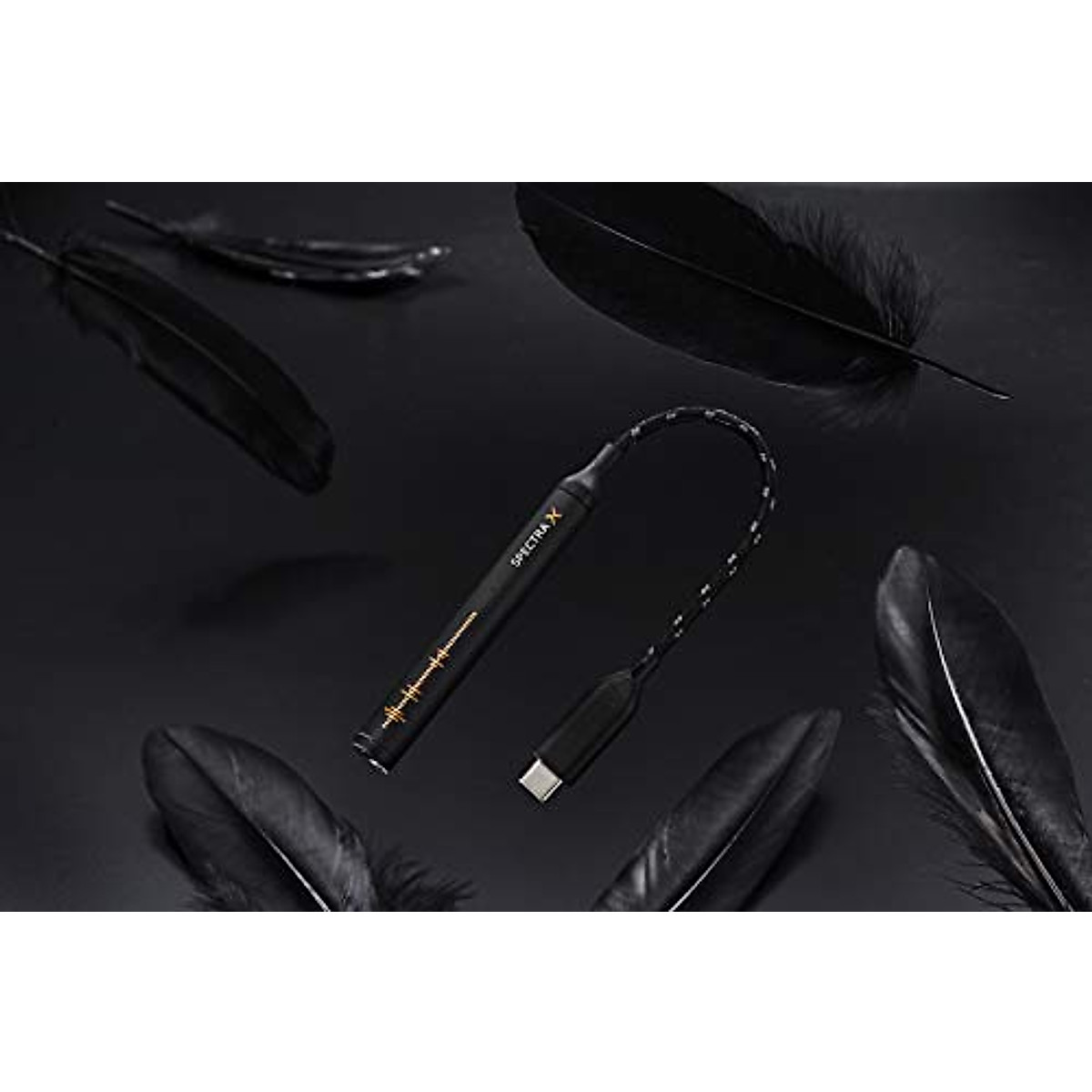 NEXTDRIVE Spectra Portable USB DAC - The World’s Smallest 32-bit DAC Headphone Amp for Truly Mastering Your Sound On-The-Go (Spectra X USB C)