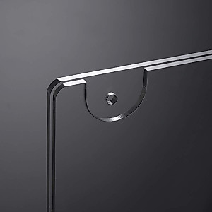 HIIMIEI Acrylic Wall Mount Sign Holder 8.5 x 11 Horizontal 12 Pack , Clear Paper Document Holder, Wall Mount Ad Frame with 3m Tape Adhesives & Screws for Office, Home, Store, Restaurant