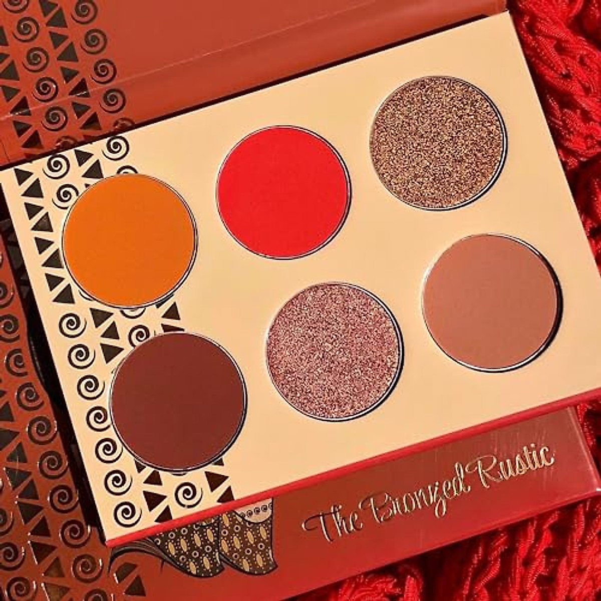 Juvia's Place Golden&Rustic - Shades of 6, Eyeshadow Palette, Professional Eye Makeup, Pigmented Eyeshadow Palette, Makeup Palette for Eye Color & Shine