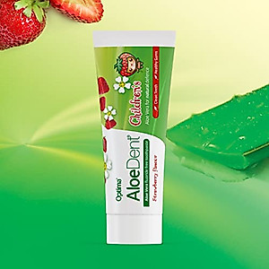 AloeDent Children's Strawberry Toothpaste - 50ml