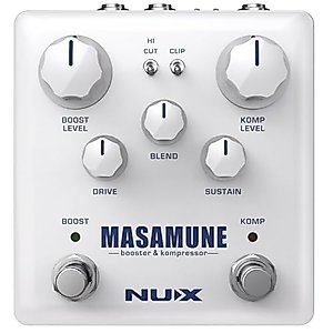 NUX Masamune Guitar Analog Compressor and Booster Pedal