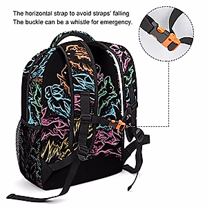 Hhsghhhd Anime Go Eev-ee Evolutions Backpack Versatile Stylish Multifunctional Anime Bag- for Work Leisure