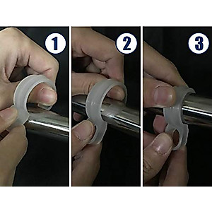 Wind Proof Hanger Hook, Anti Slip Clothes Hangers from Drying Rack, Clear Plastic Hook for 1 inch Diameter Rod, Clothes Drying Rack Organizer 20 PCS