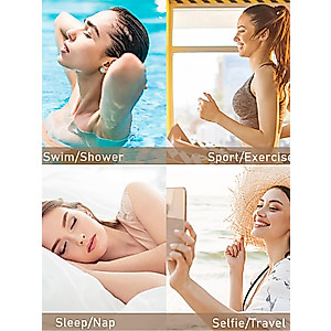 TANGPOET Rose Gold Screw Back Stud Earrings for Women Tiny Comfy White Opal Earrings 925 Sterling Silver Hypoallergenic Earring for Sensitive Ears Birthday Gifts for Ladies