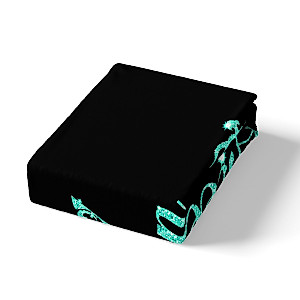 Feelyou Crown Queen and King Couple Duvet Cover Set His and Hers Bedding Set for Teens Women Men Black Teal King Size,Lover Romantic Valentine's Day Decorations Bedspread Cover (No Glitter)