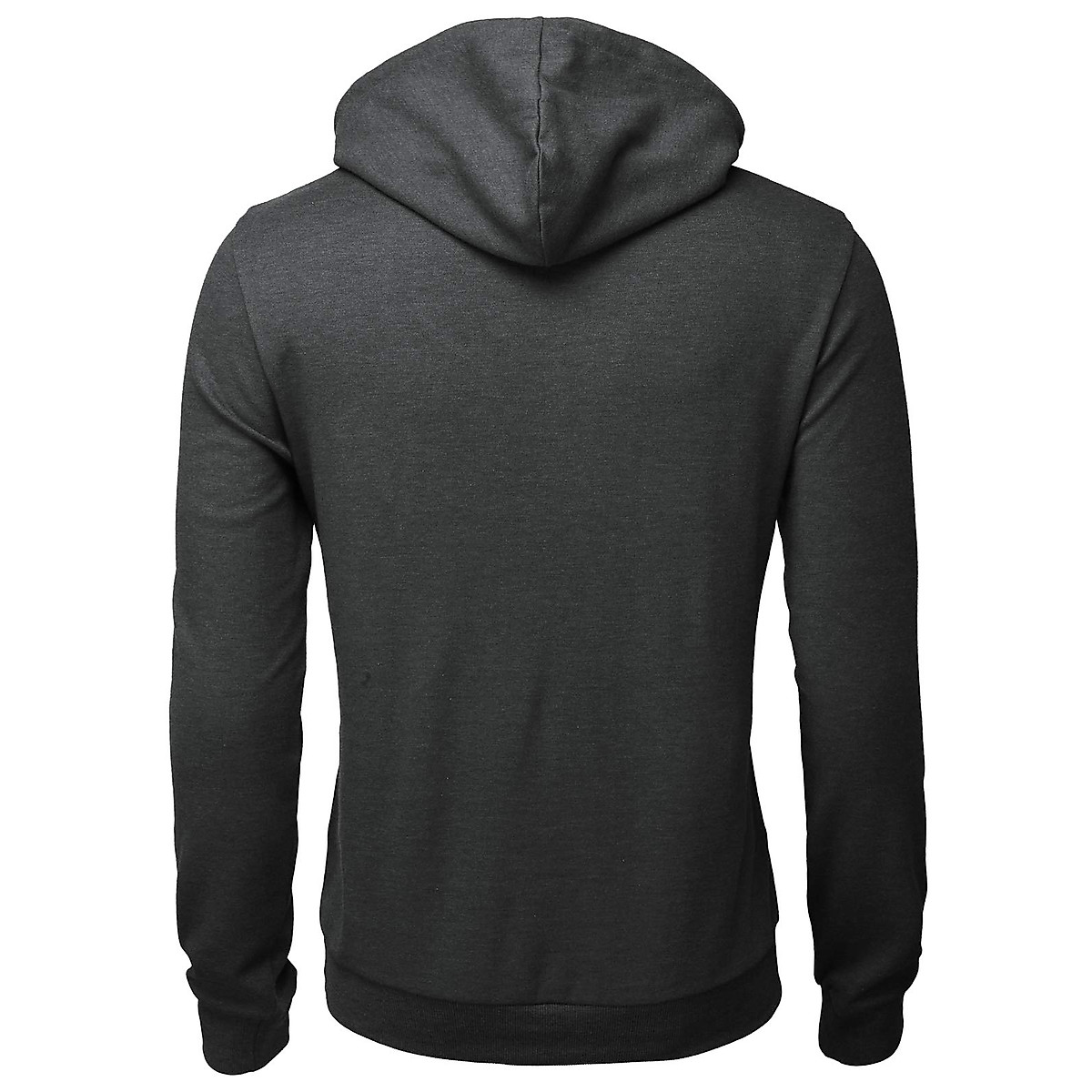 H2H Mens Basic Pullover Hoodies Sweatshirt Long Sleeve Kanga Pocket CHARCOAL US M/Asia L (CMOHOL050)