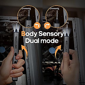 AM ARROWMAX 102 in 1 Electric Screwdriver, Cordless Precision Screwdriver Set with 96 Magnetic Bits, Red Dot, IF Winning Design, Portable Screwdriver Set for Phone Camera Watch (SES PRO PLUS) Grey