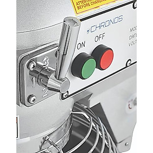 Chronos 30R-002 Commercial 20 Qt. Planetary Stand Mixer with Bowl, Accessories, and #12 Attachment Hub