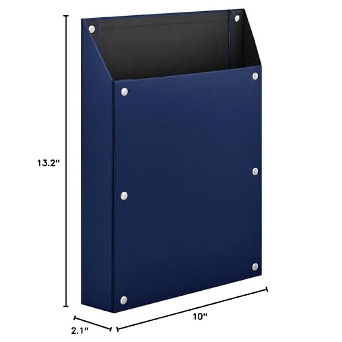 King Jim 4755 Magnetic Storage Case, A4 Size, Vertical, Blue