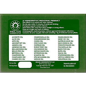 36 Homeopathic Remedy Travel Kit