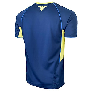 Boy's Club America Soccer Jersey, Licensed Club America Youth Short Sleeve Navy Shirt (YL)