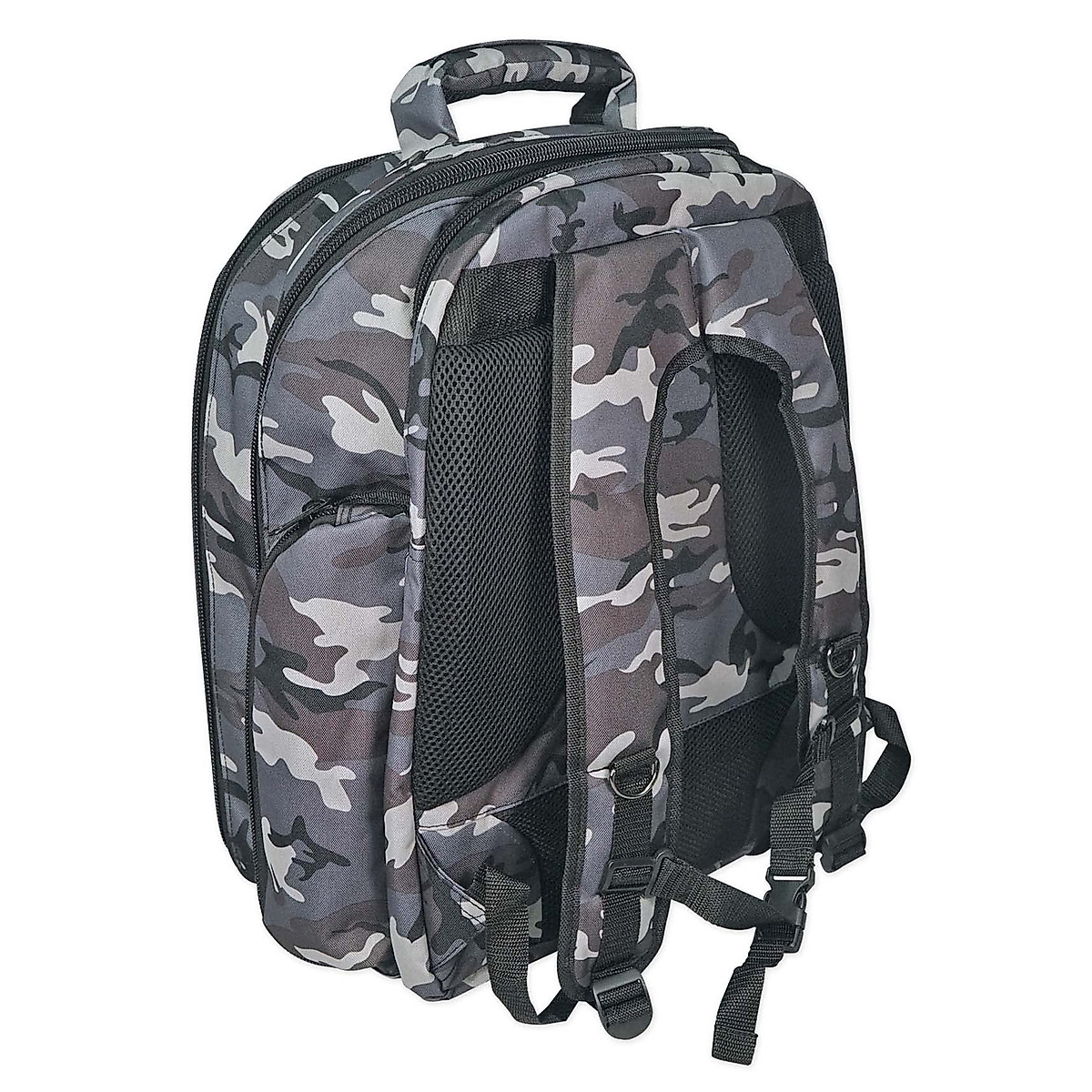 RockvilIe DJ Mixer Case Travel Camo Backpack Bag Fits 19"w x 20"h x 13"d
