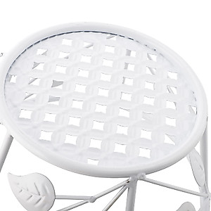 Firlar 2 PCS Hanging Railing Planter, Flower Pot Basket Plant Holder, Iron Art Hanging Baskets Flower Pot Holder, for Patio Balcony Porch Fence Outside and Indoor (8.6 x 4.7 inch)