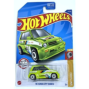 Hot Wheels 2022 - '85 Honda City Turbo - 13/250 [Green] - HW Turbo 2/10