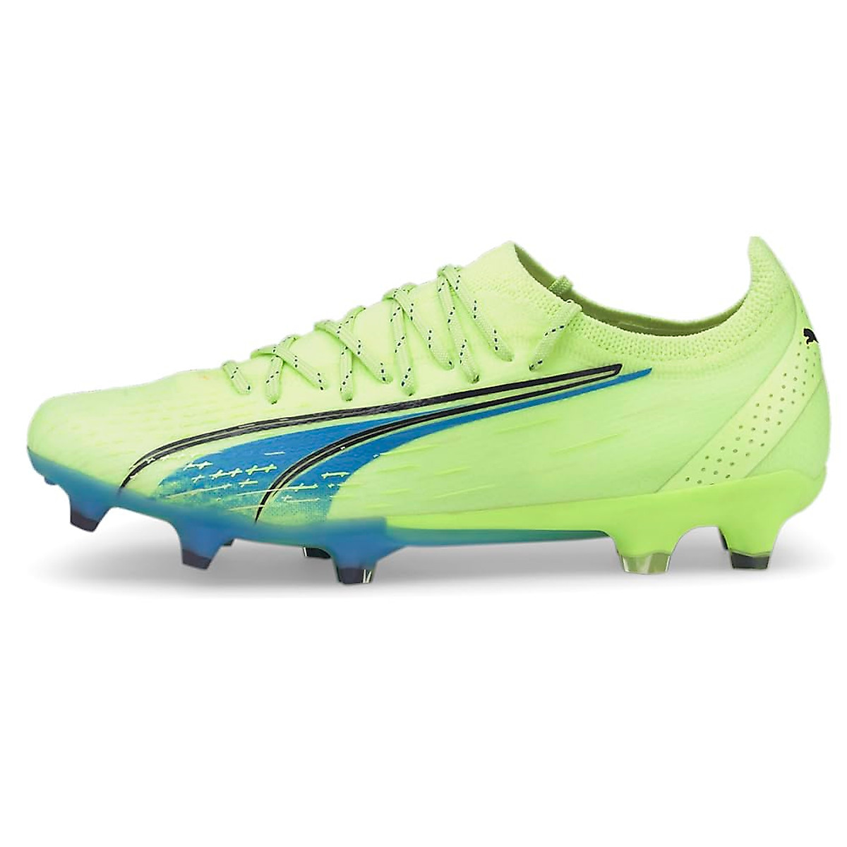 PUMA - Womens Ultra Ultimate Fg/Ag Shoes, Size: 6.5 M US, Color: Fizzy Light/Parisian Night/Blue Glimmer